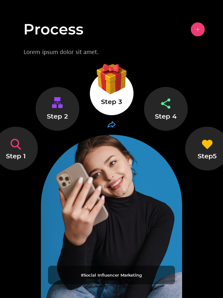 Influencer Marketing powerpoint design templates