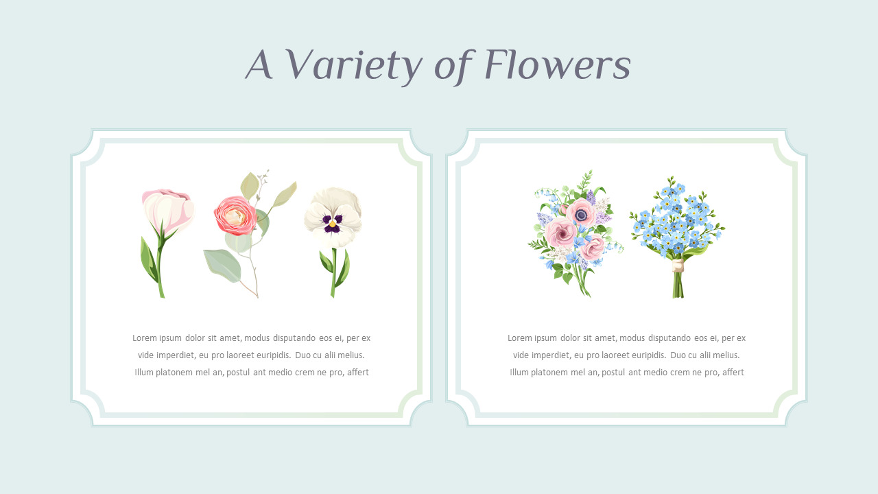 Spring Flowers Design Best Google Slides