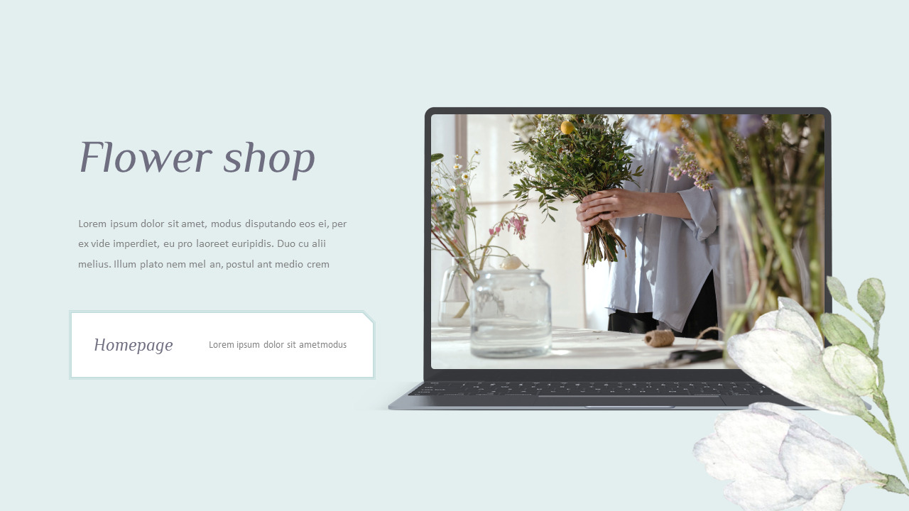 Spring Flowers Design Best Google Slides