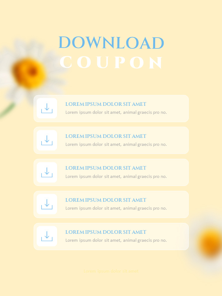 Spring Sale Coupon Event professional google slides presentation