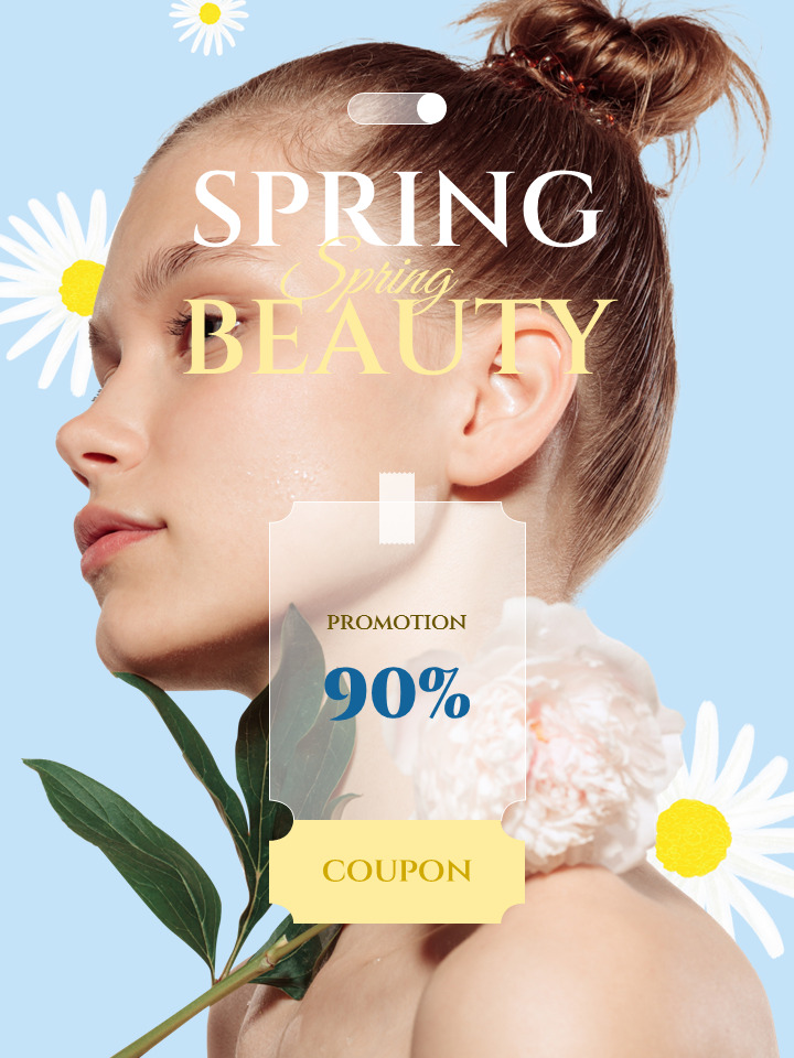 Spring Sale Coupon Event professional google slides presentation