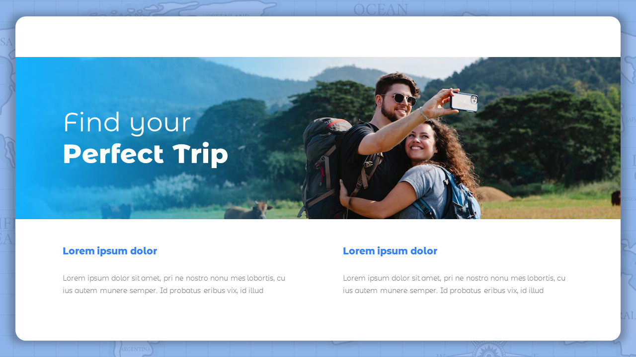 Travel Agency Introduction google slides powerpoint