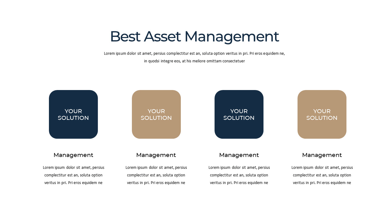 Asset Management design template