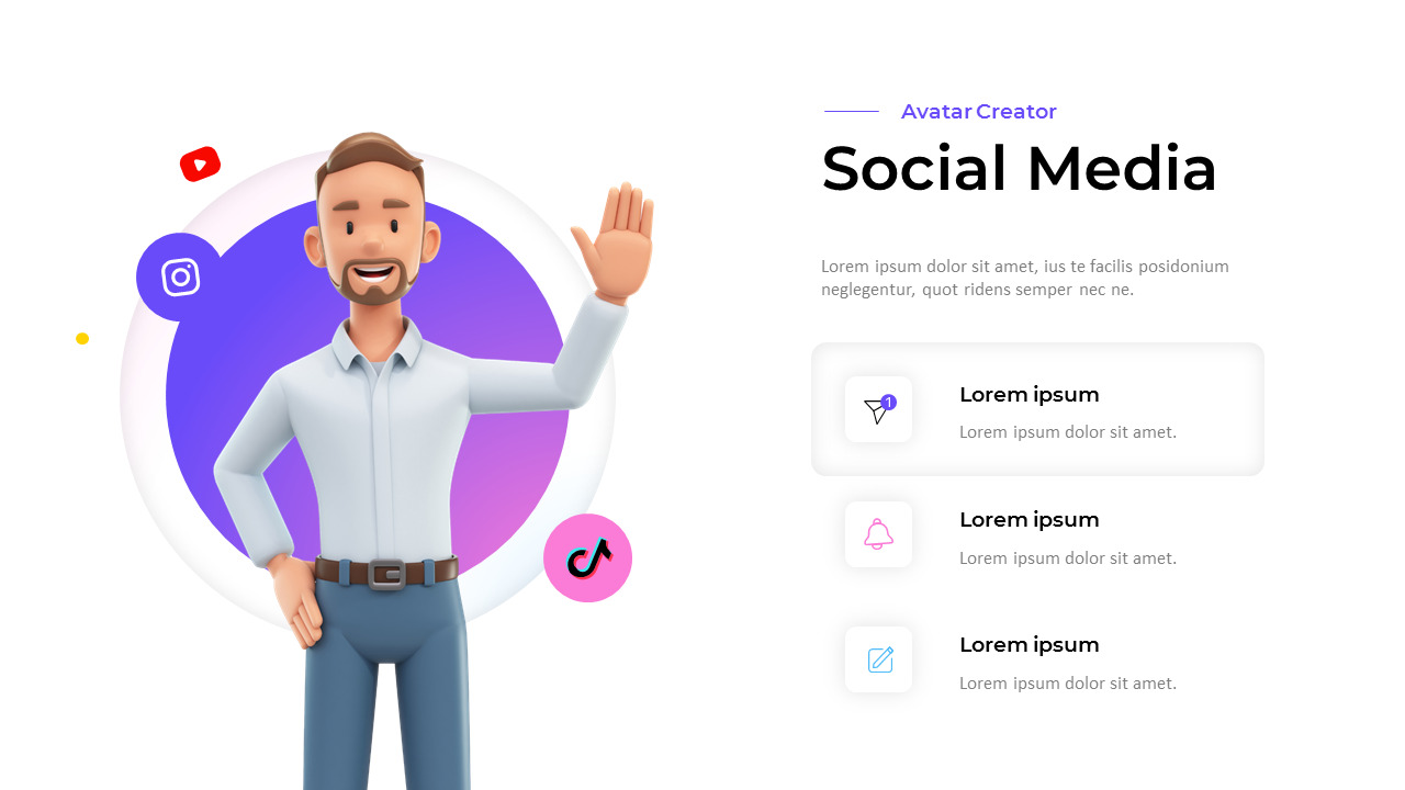 Create New Metaverse Avatar World ppt presentations