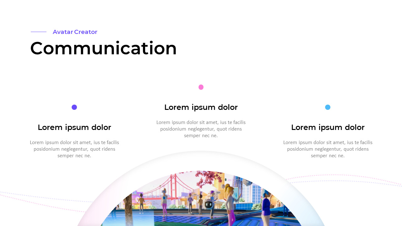 Create New Metaverse Avatar World ppt presentations