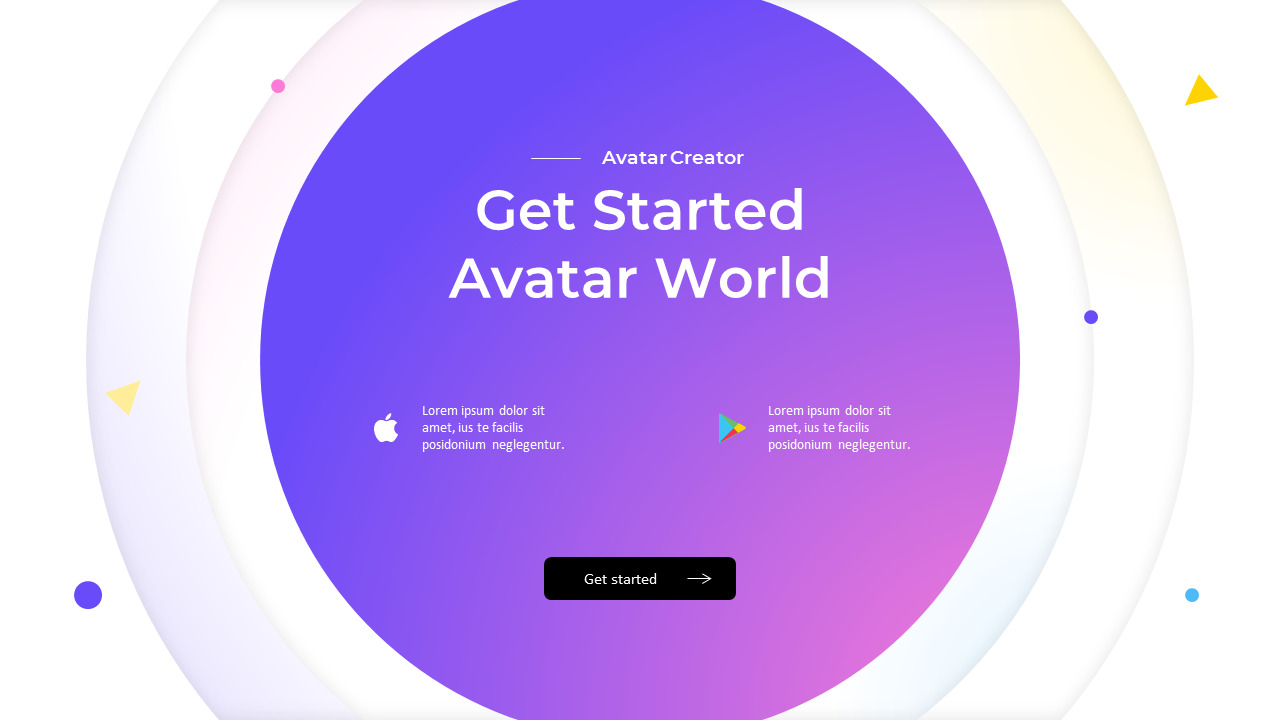 Create New Metaverse Avatar World ppt presentations