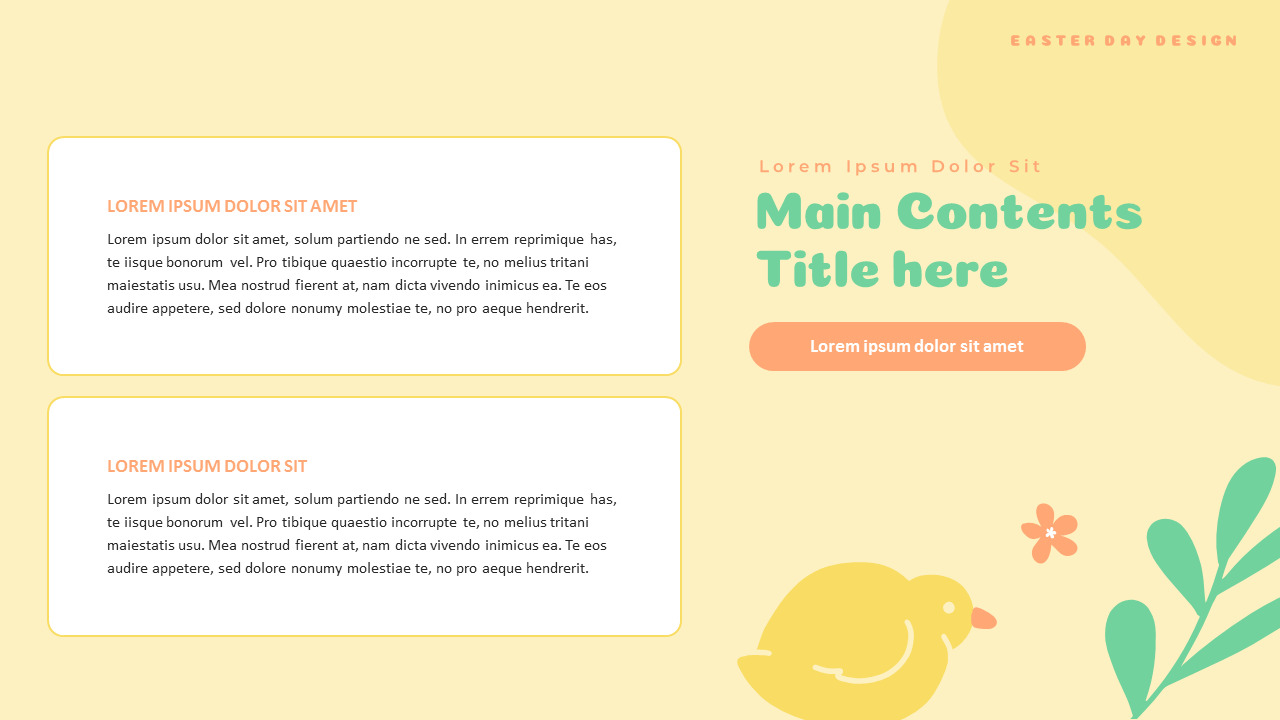 Easter Day professional google slides presentation