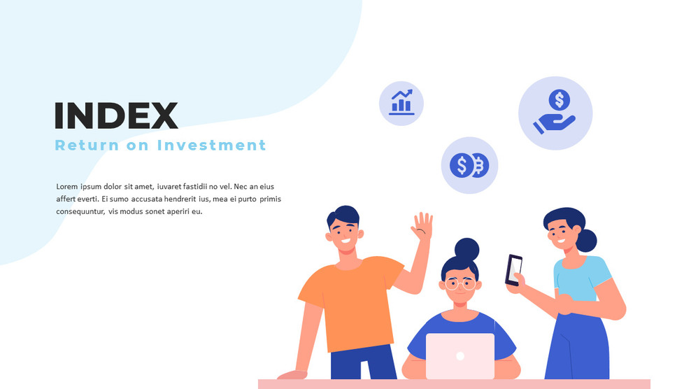 Return on Investment (ROI) ppt template ppt