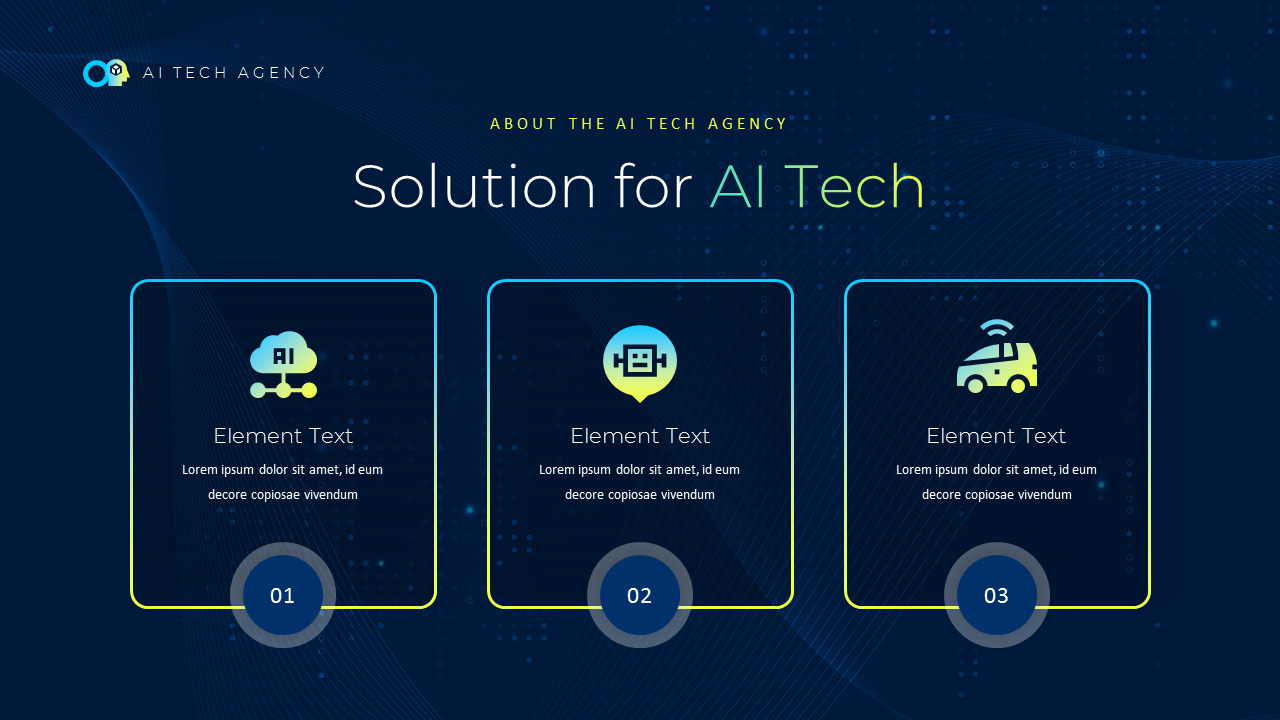 AI TECH Agency Business plan PPT Download