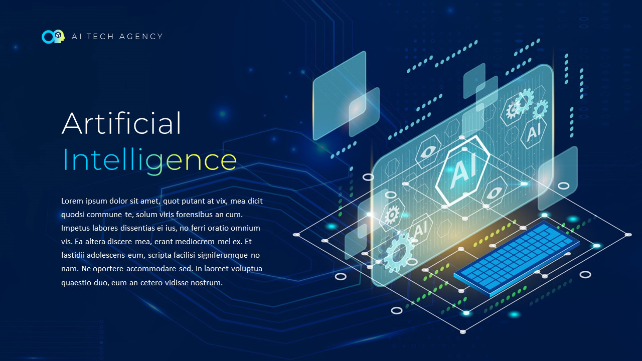 AI TECH Agency Business plan PPT Download