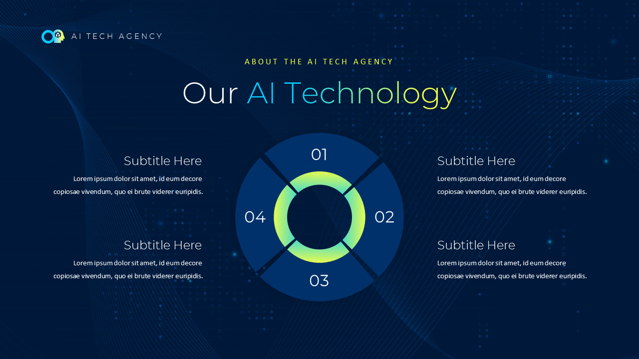 AI TECH Agency Business plan PPT Download