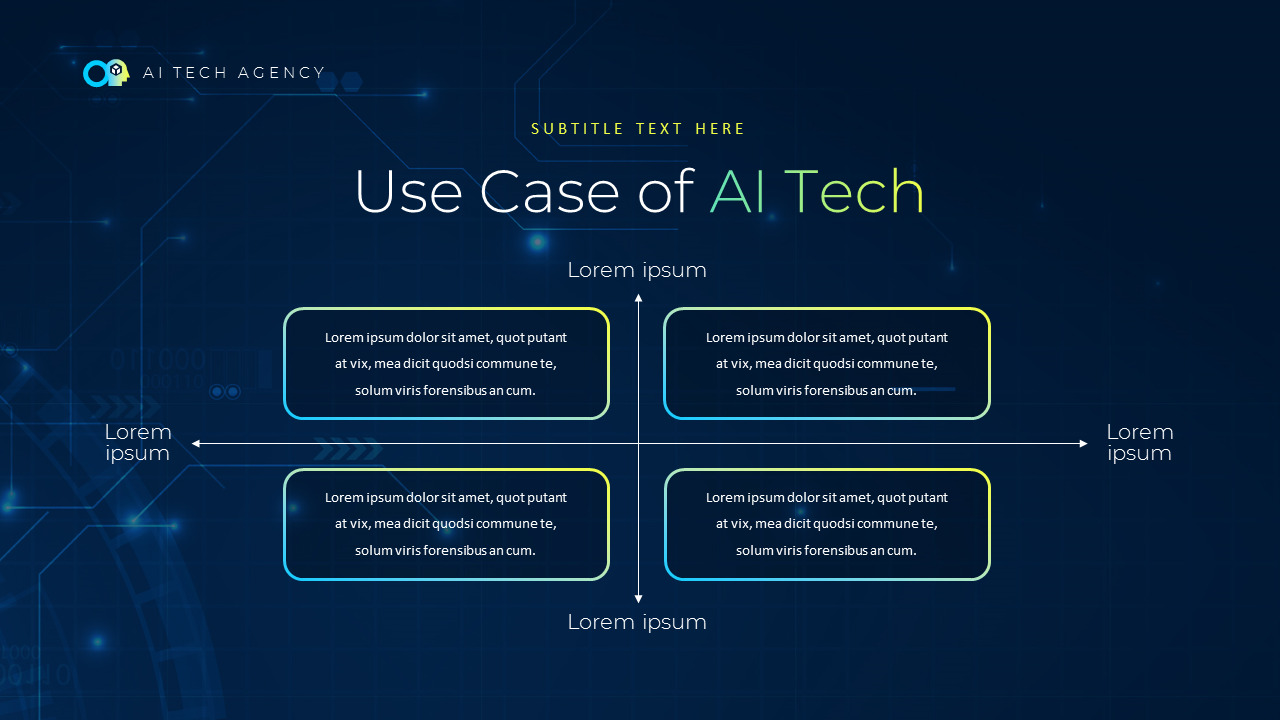 AI TECH Agency Business plan PPT Download