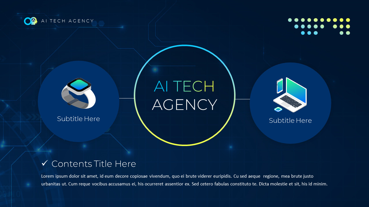 AI-Powered Business PowerPoint Template