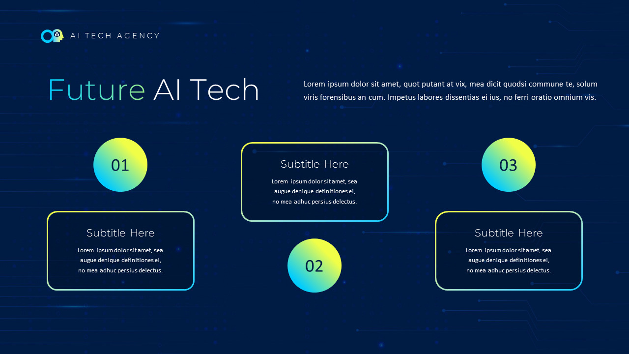 AI TECH Agency Business plan PPT Download