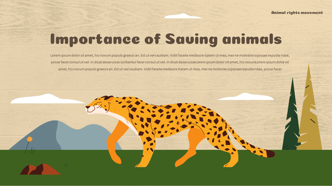 Animal Rights Movement team introduction presentation ppt