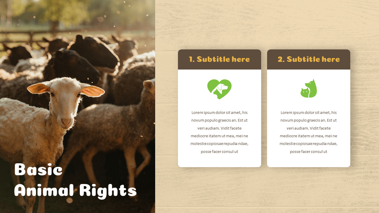 Animal Rights Movement team introduction presentation ppt
