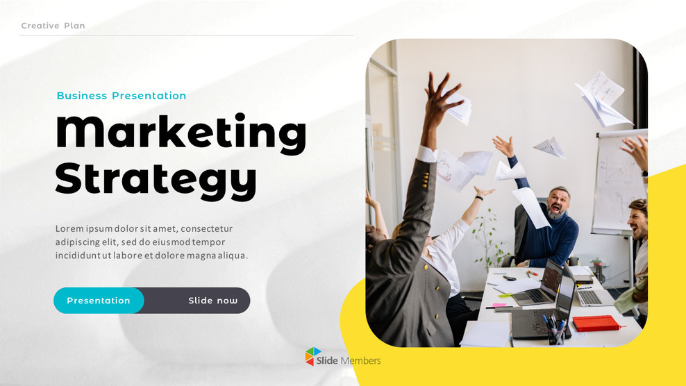 Business Marketing Strategy slide members