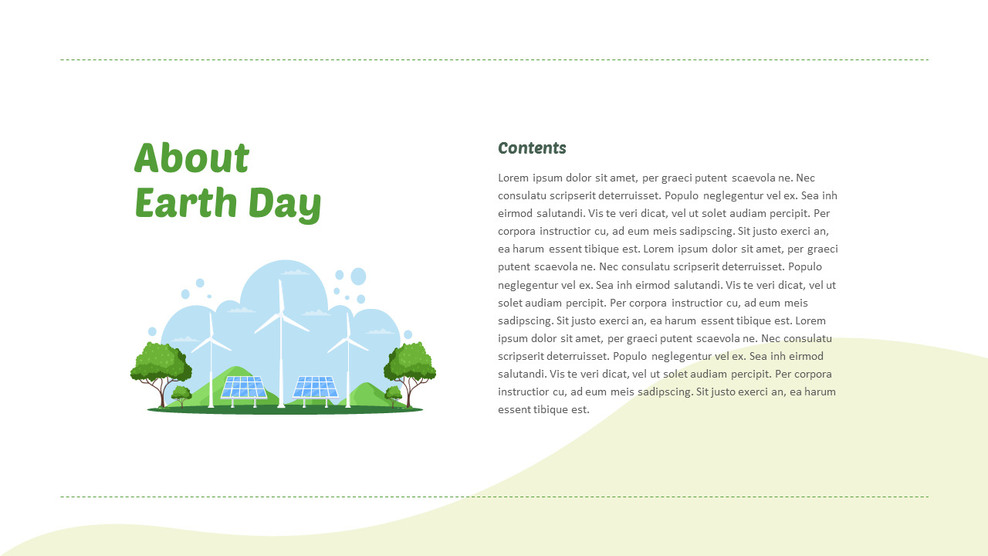 Earth day best ppt template