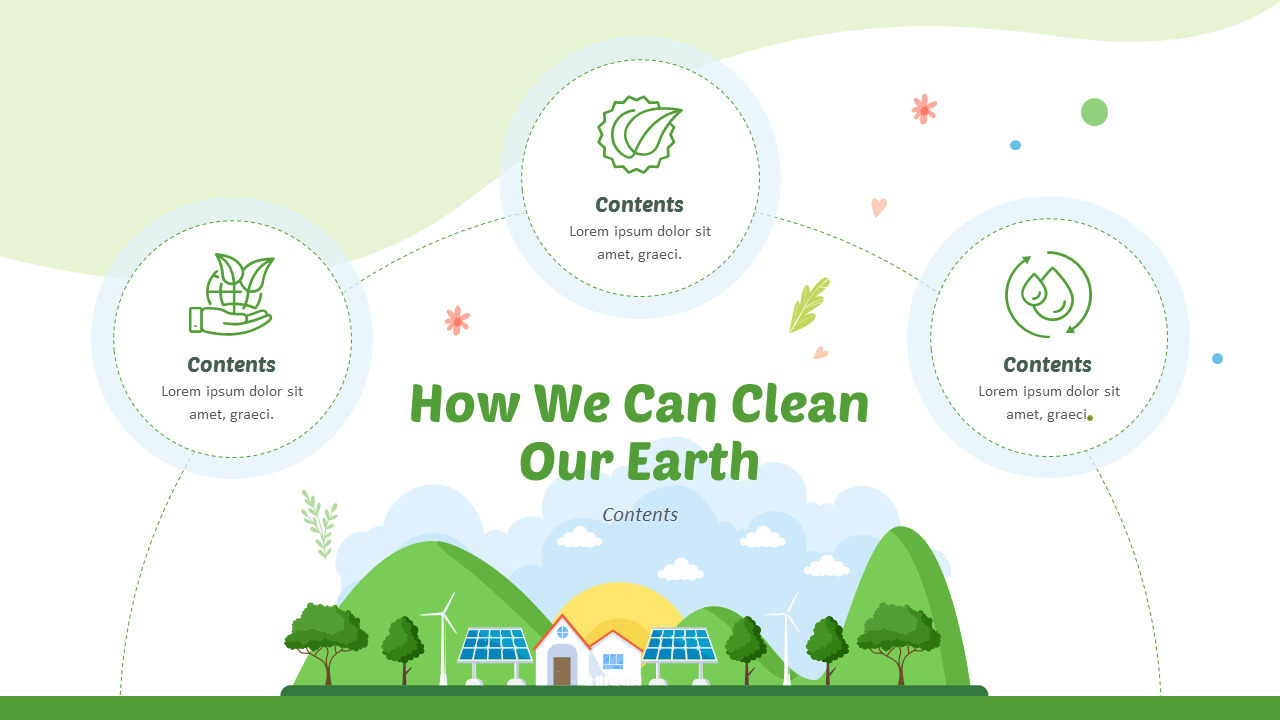 Earth day best ppt template
