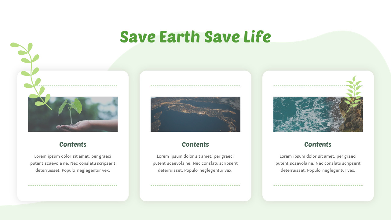 Earth day best ppt template