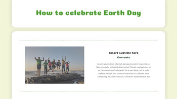 Earth day google google slides template