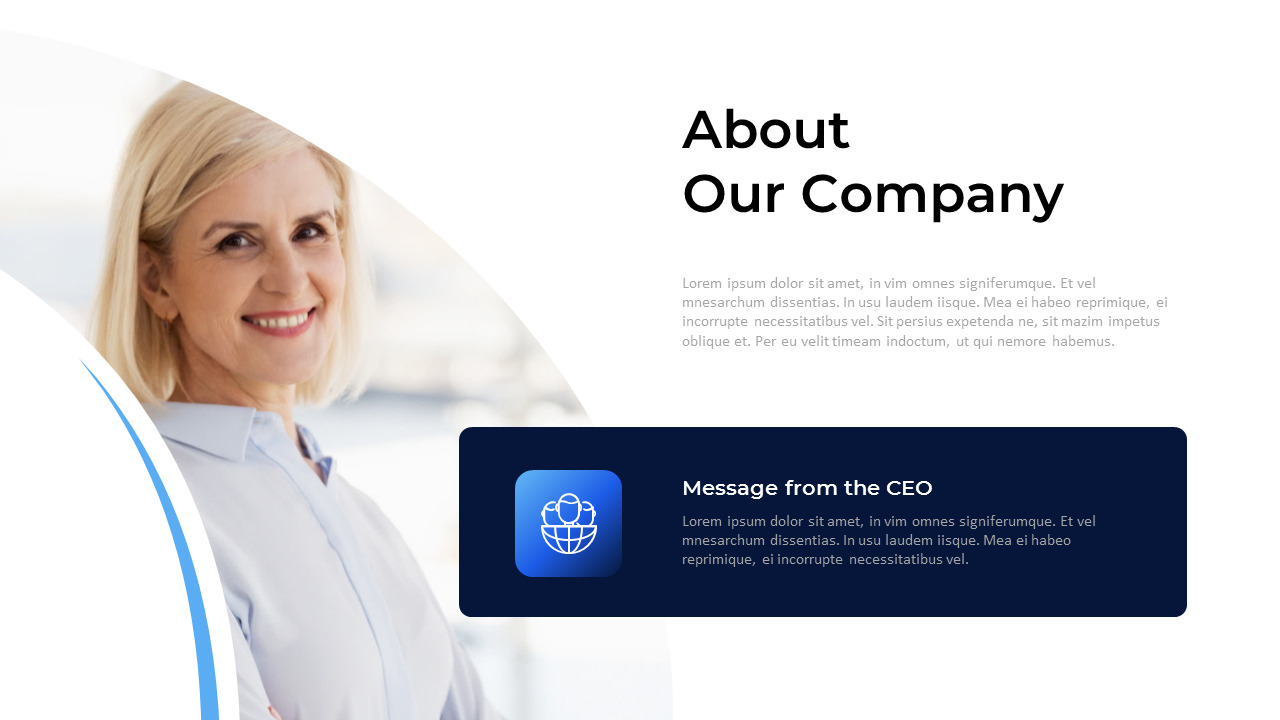 Our Best Business Presentation slide powerpoint