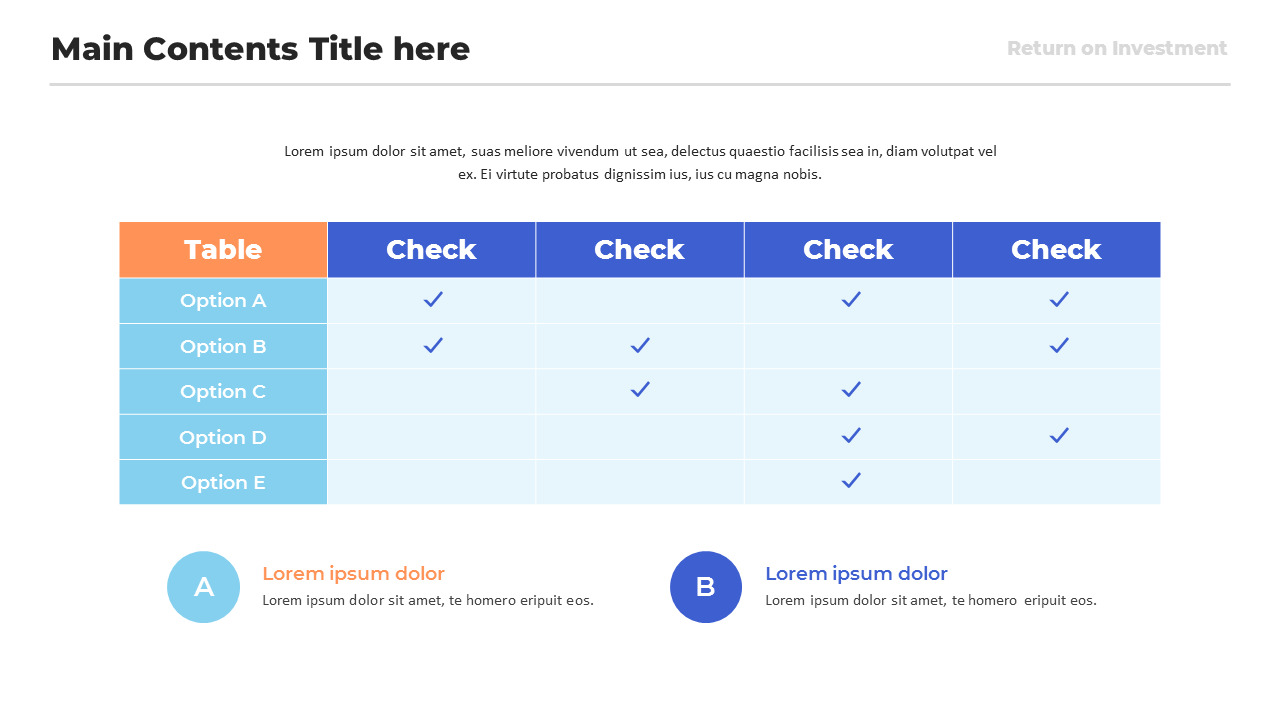 Return on Investment (ROI) Easy Google Slides Template
