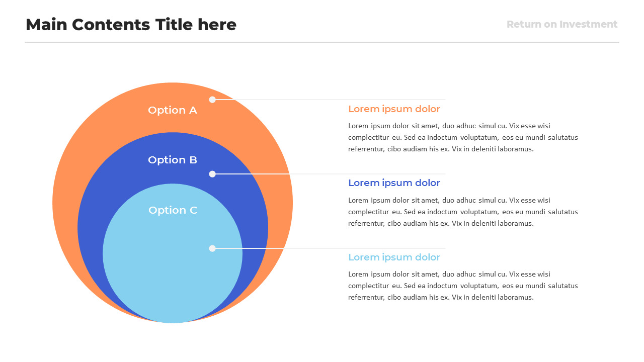 Return on Investment (ROI) Easy Google Slides Template
