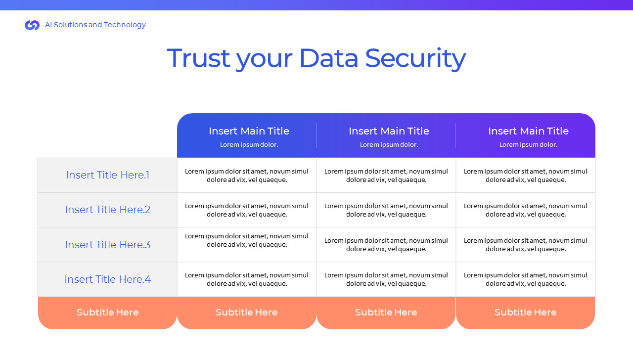 AI Solutions and Technology Google Slides Themes