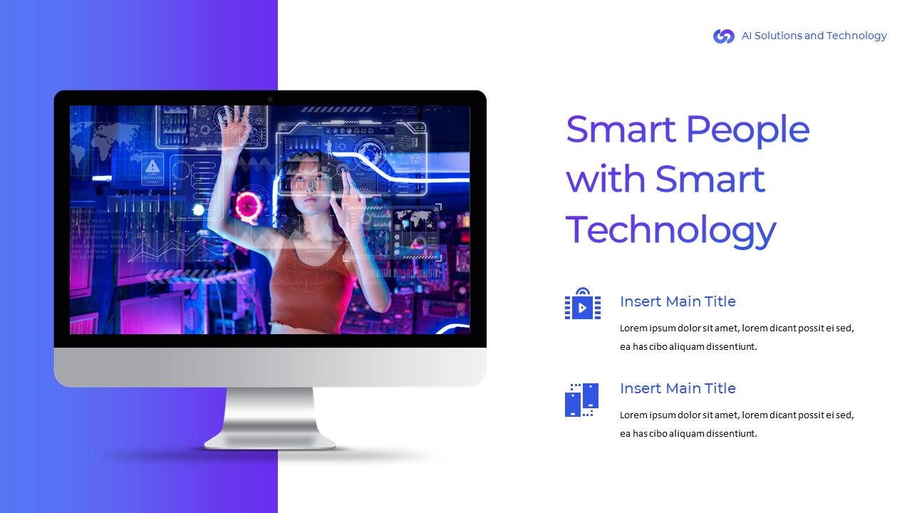 AI Solutions and Technology Google Slides Themes