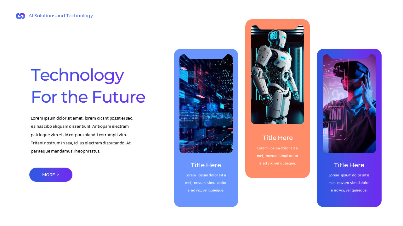 AI Solutions and Technology Google Slides Themes
