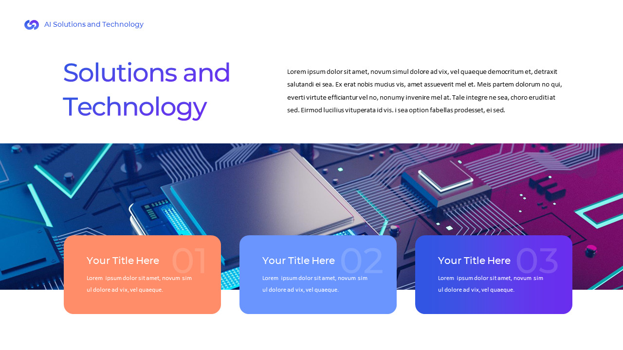 AI Solutions and Technology Google Slides Themes