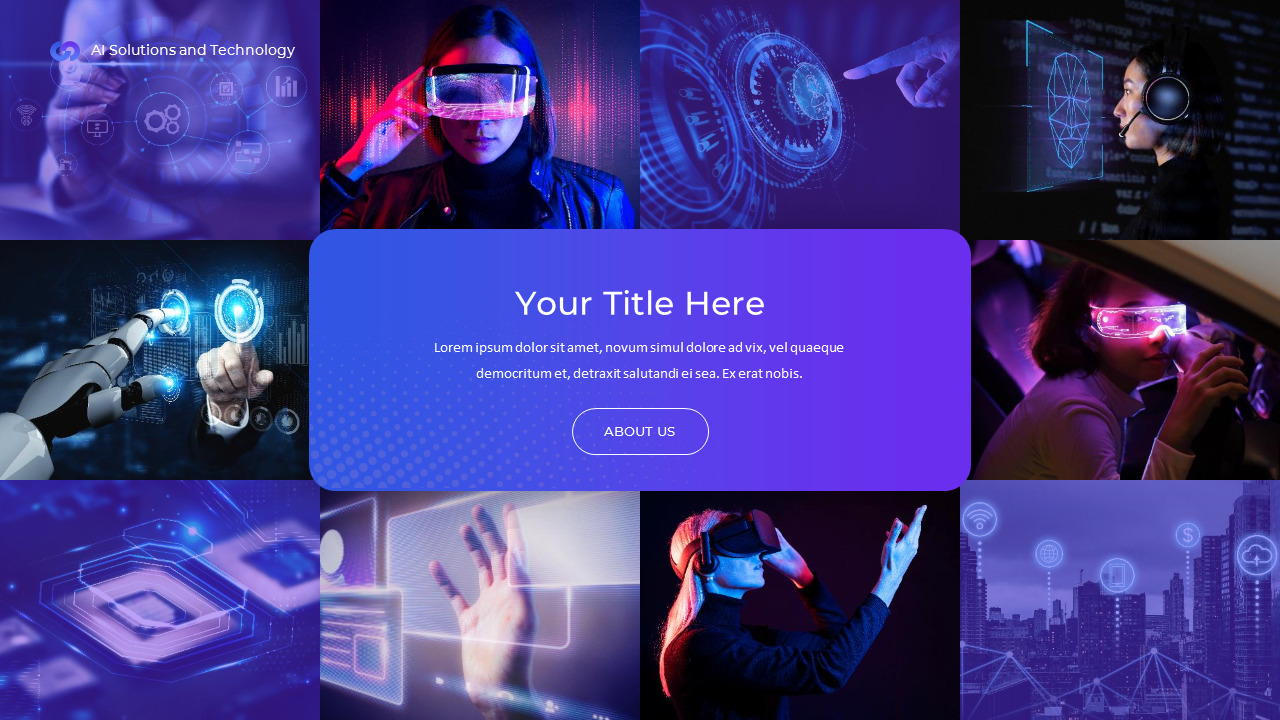 AI Solutions and Technology Google Slides Themes