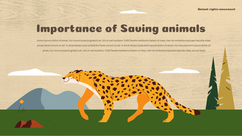 Animal Rights Movement Google PowerPoint Slides