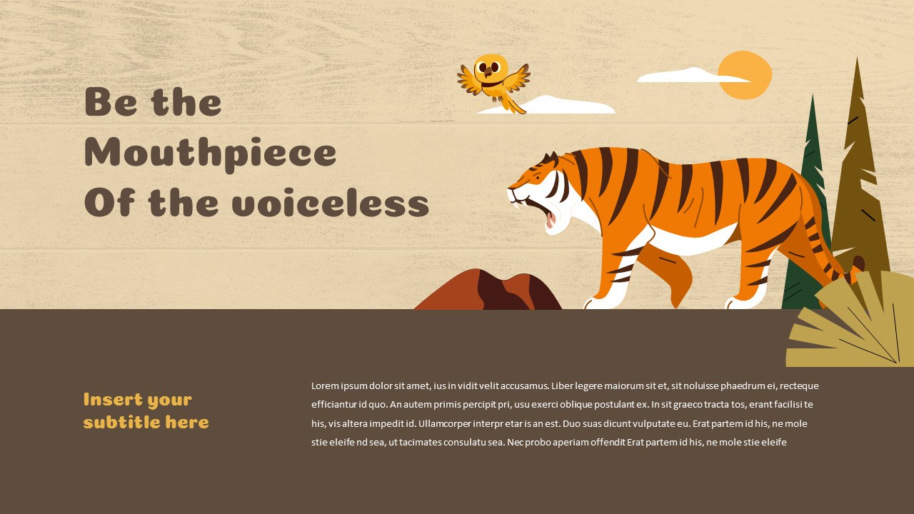 Animal Rights Movement Google PowerPoint Slides