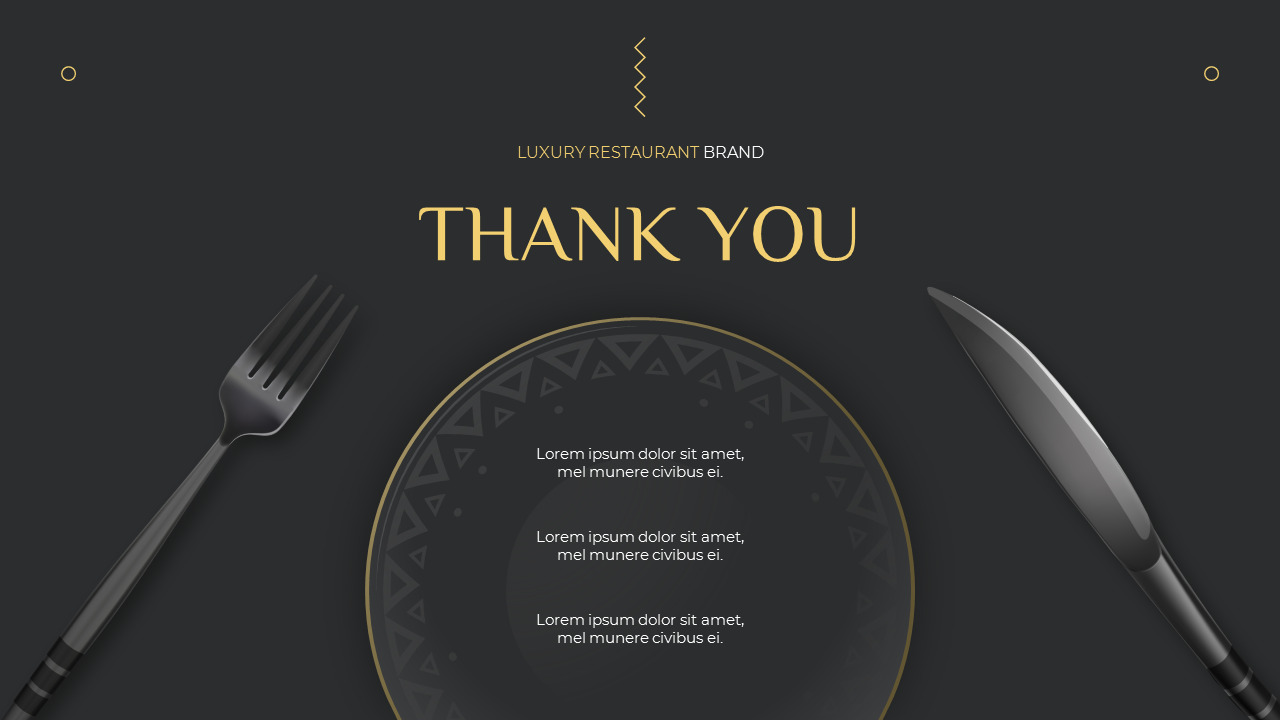 Luxury Restaurant Brand Animation Presentation