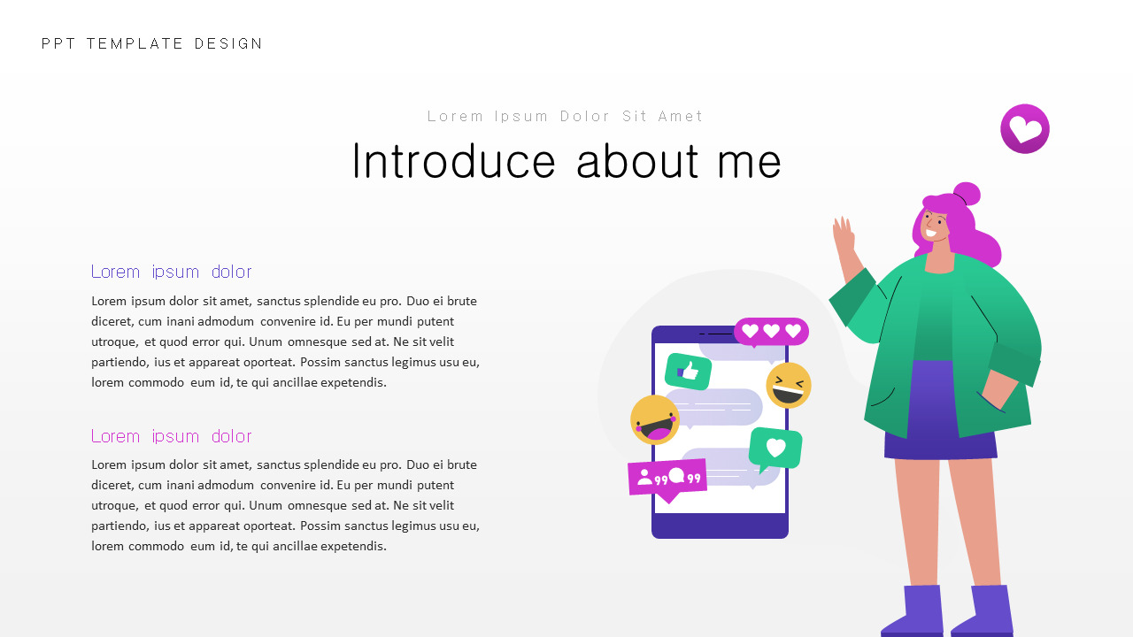 Influencer Google Presentation Slides