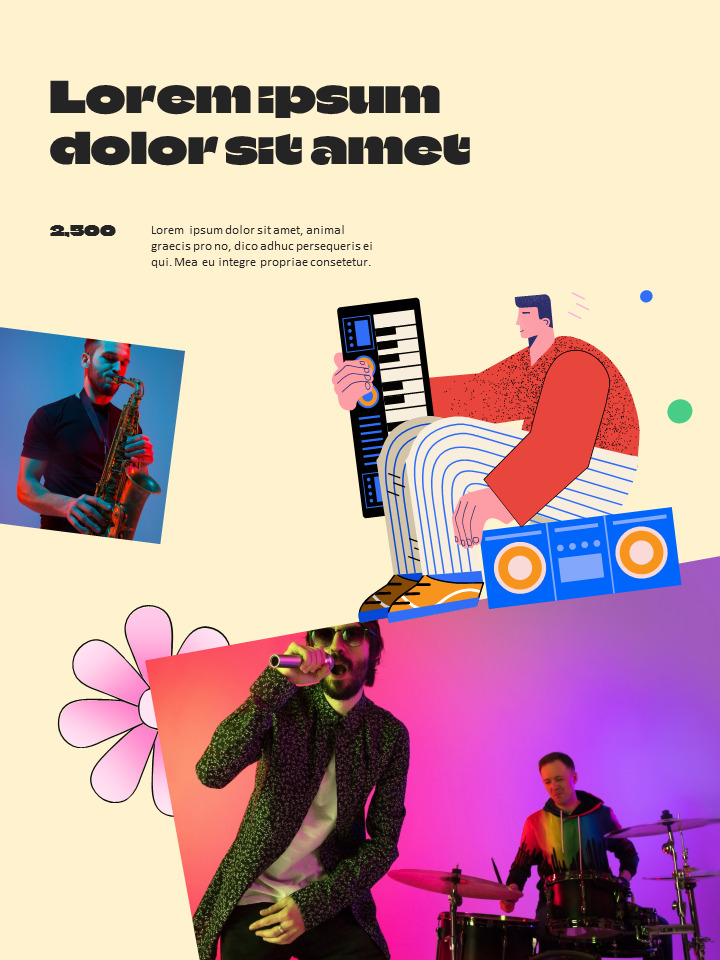Music Festival template google slides business