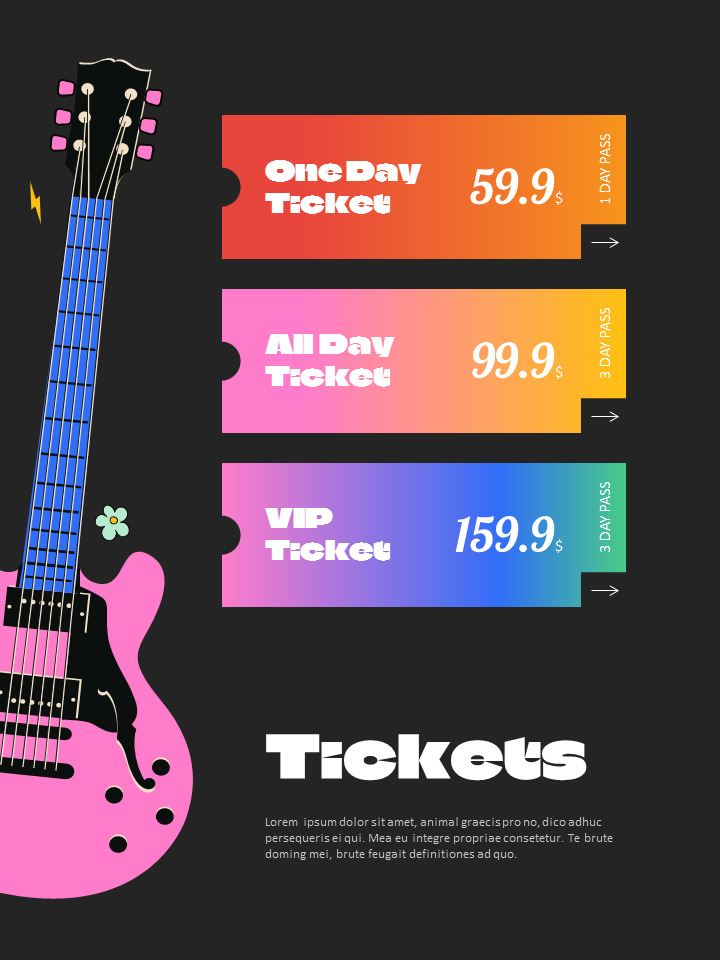 Music Festival template google slides business