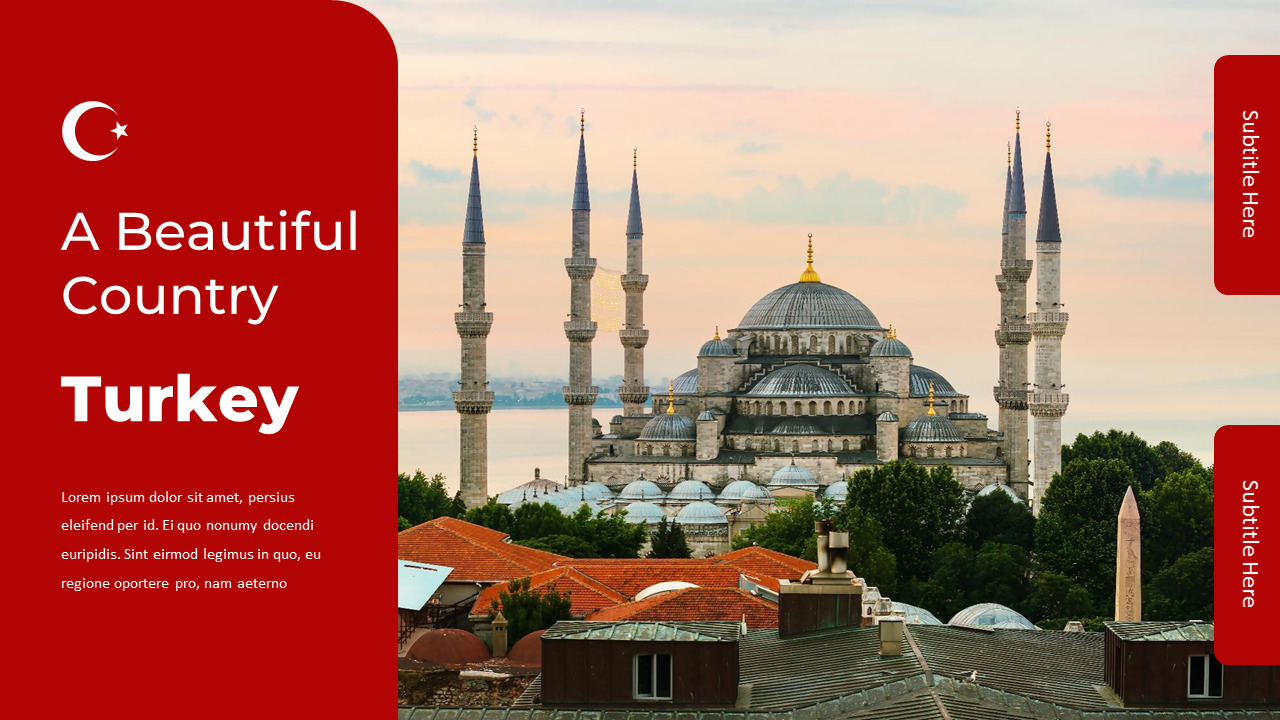 Pray for Turkey project presentation template|Lifestyle|PPT