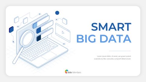 Smart Big Data good google slides template