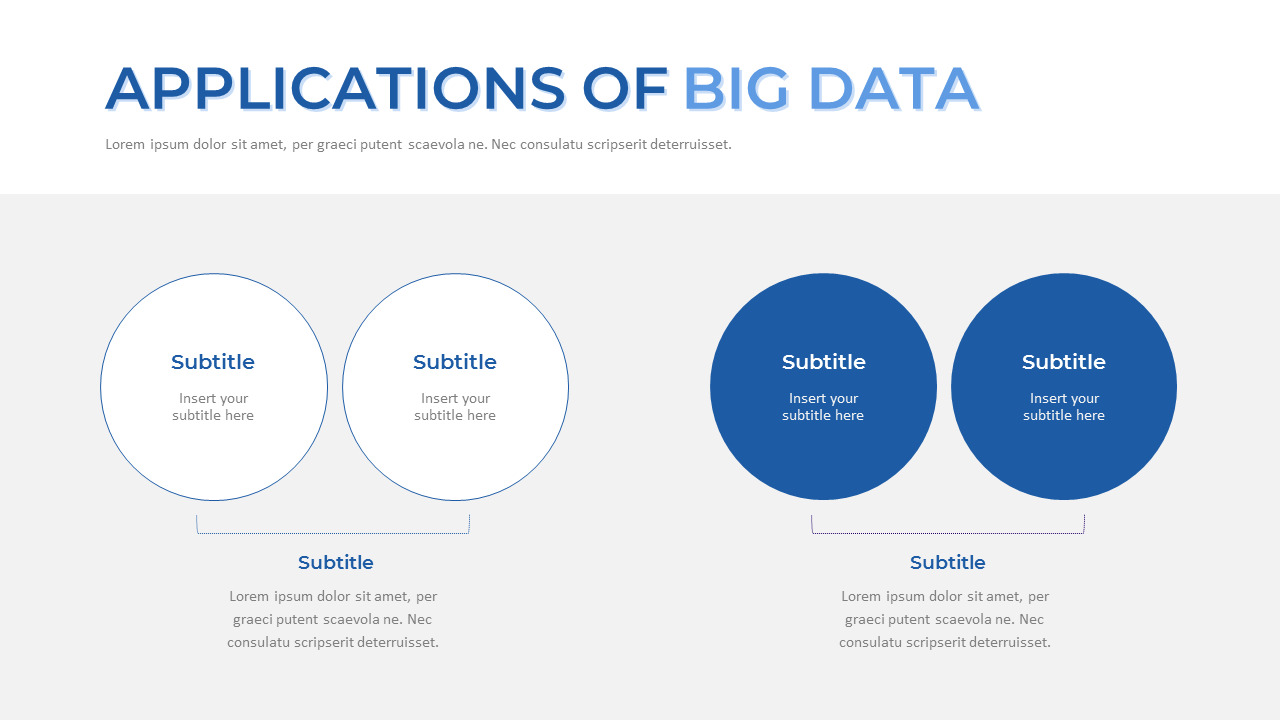Smart Big Data good google slides template