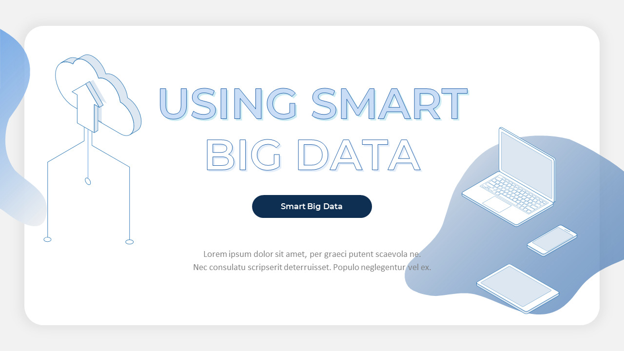 Smart Big Data pitch deck template