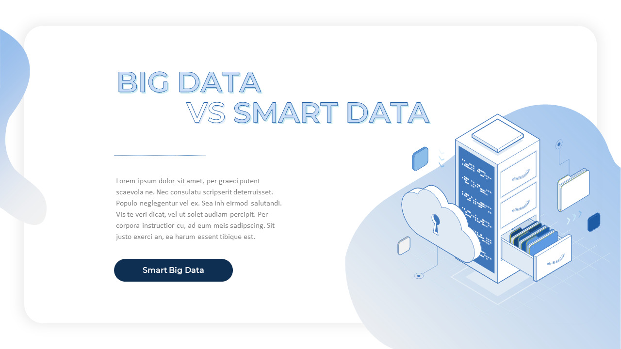 Smart Big Data pitch deck template