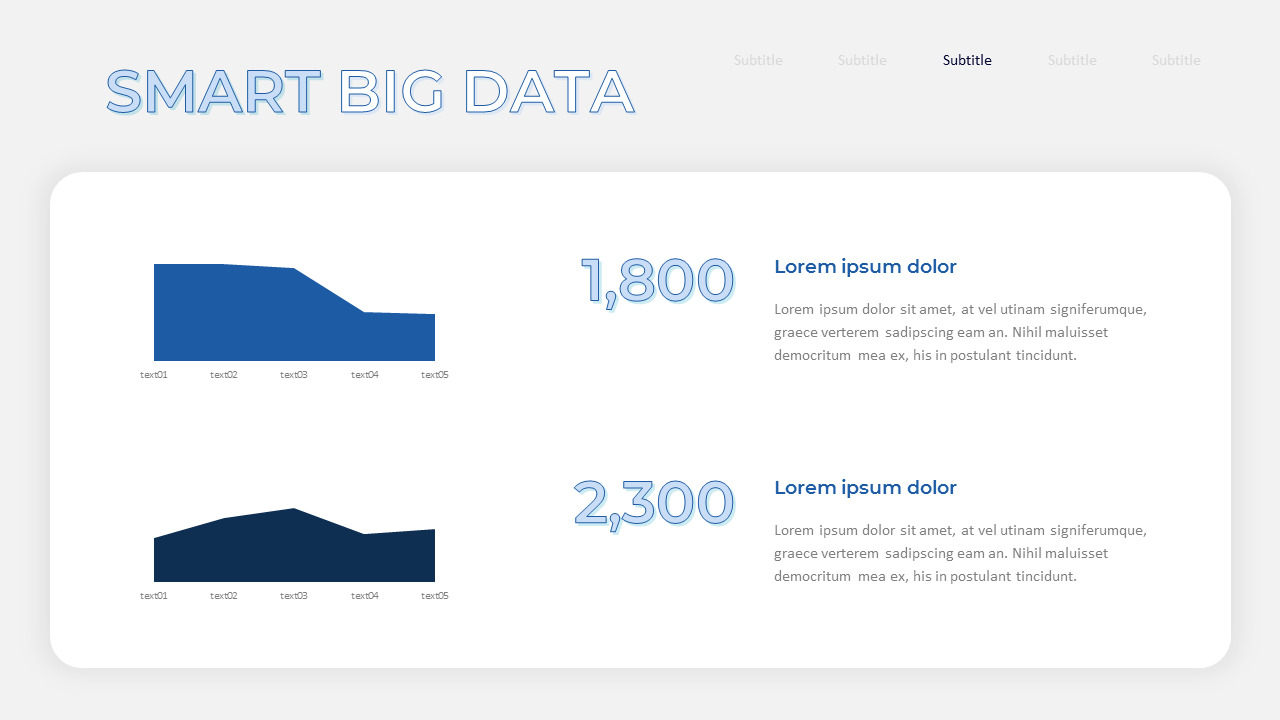 Smart Big Data pitch deck template