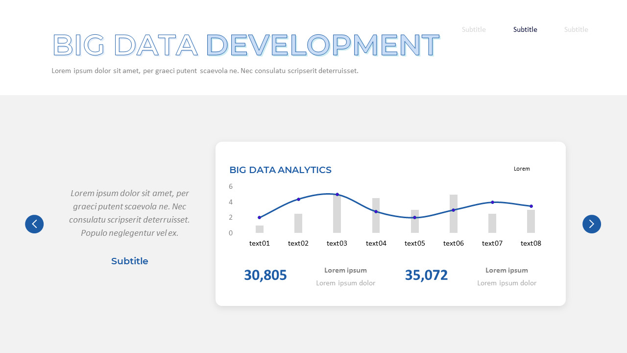 Smart Big Data pitch deck template