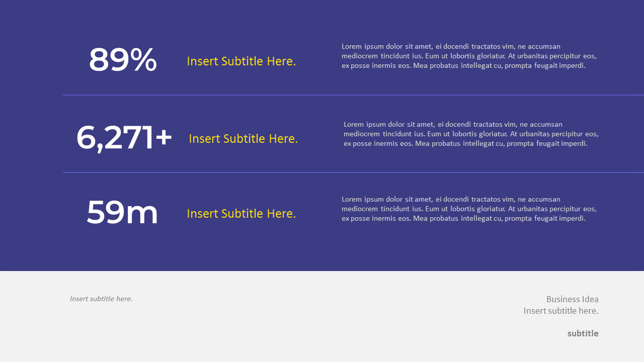 Business Idea Simple Slides Templates