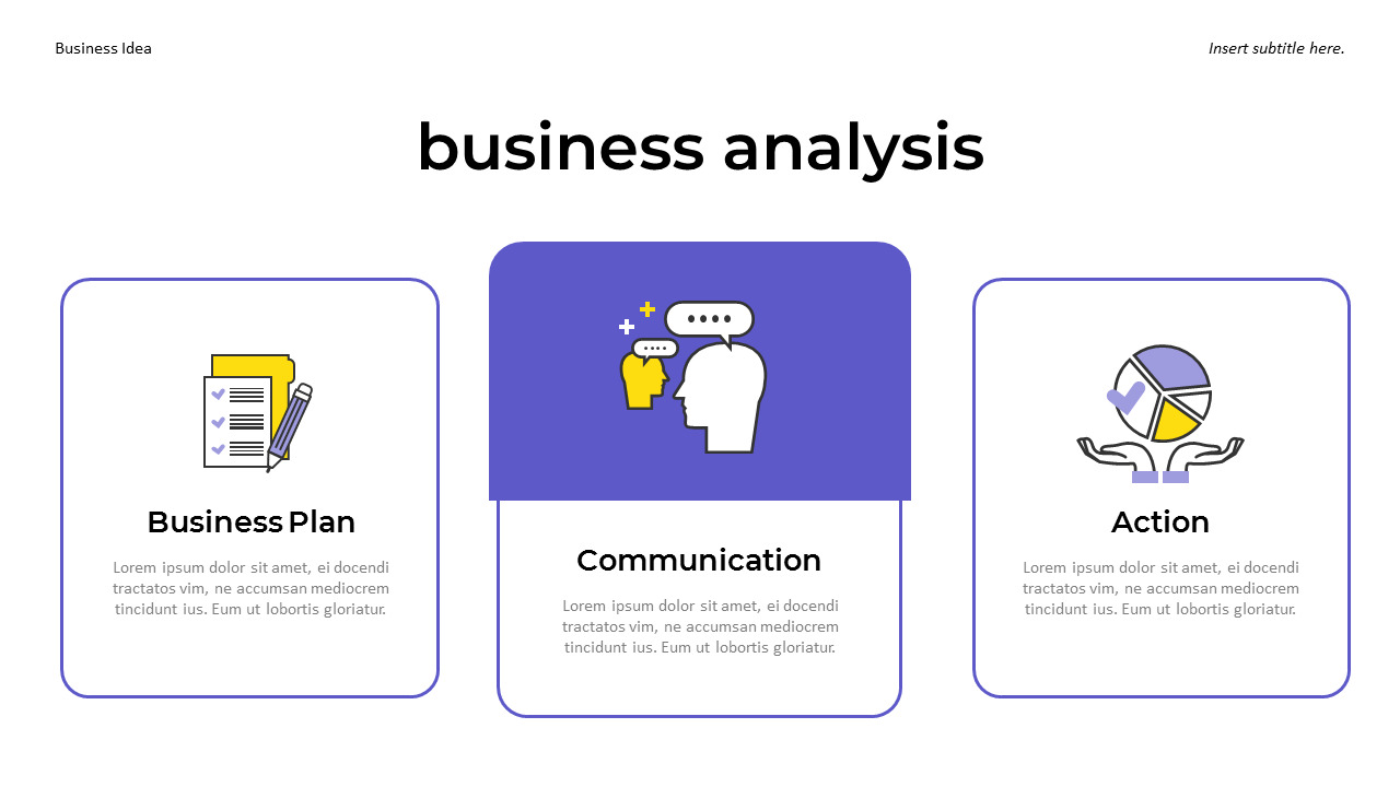 Business Idea Simple Slides Templates