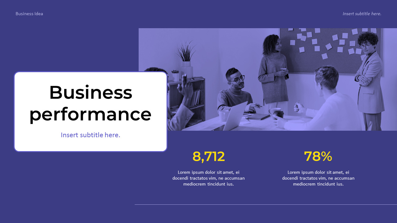 Business Idea Simple Slides Templates