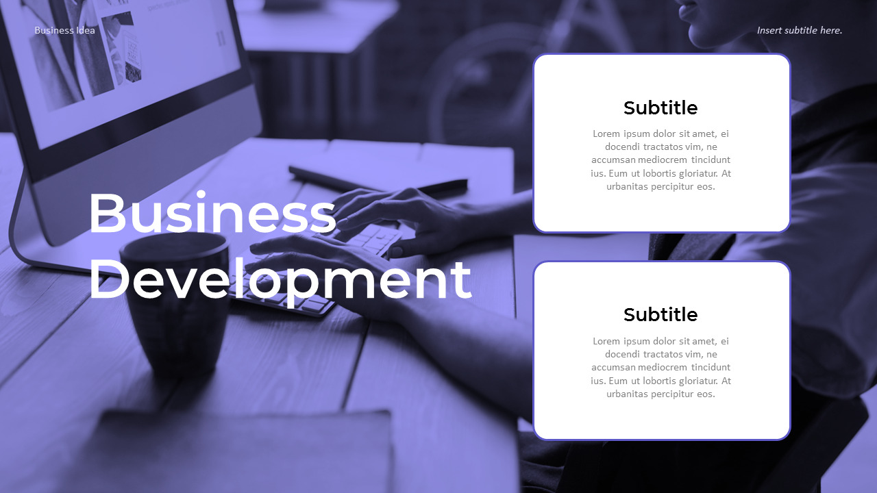 Business Idea Simple Slides Templates